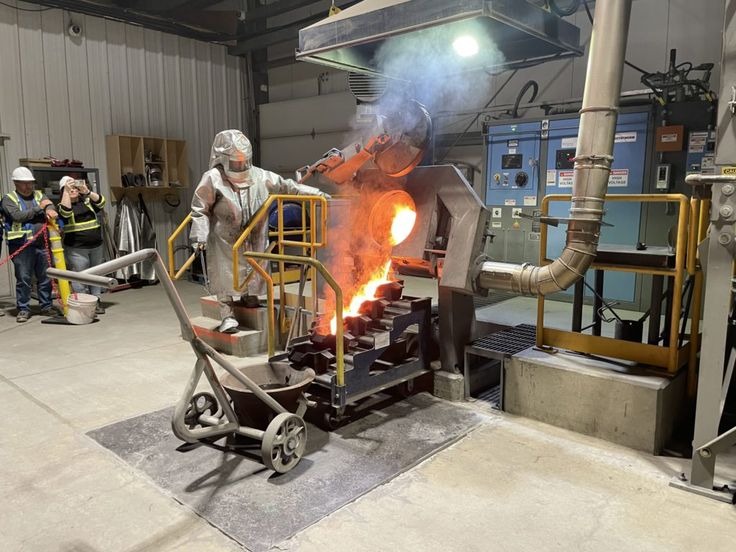 Gold processing Techniques. Gold process to its final stage